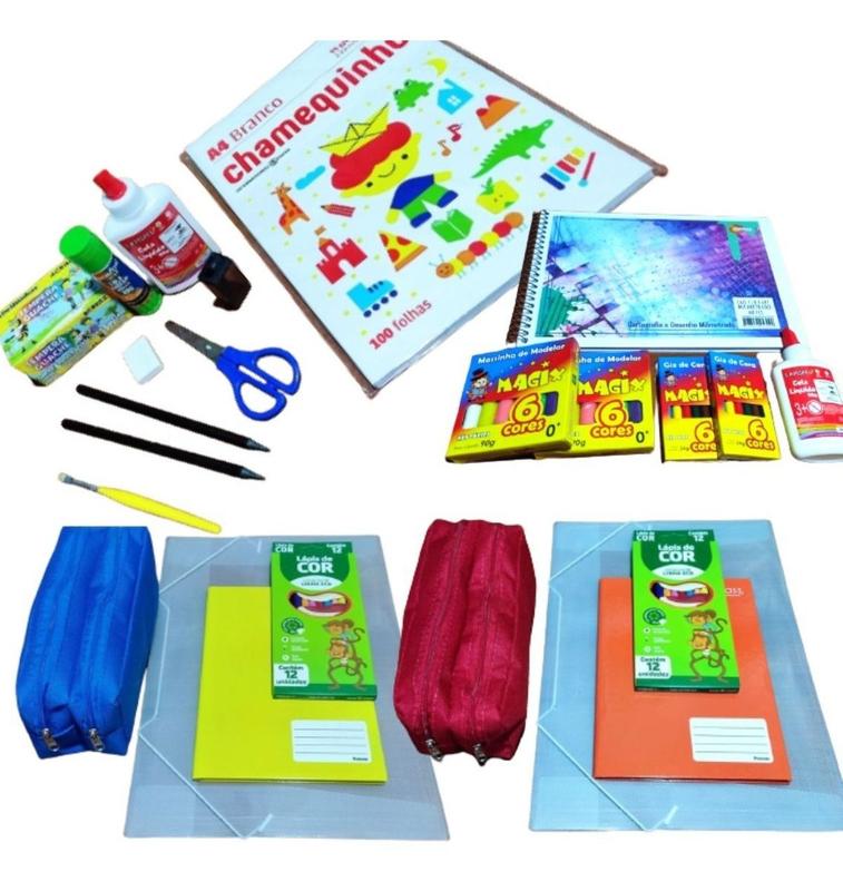 Kit Volta As Aulas Material Escolar Creche E Pré 1 Pré 2 - IMP ...