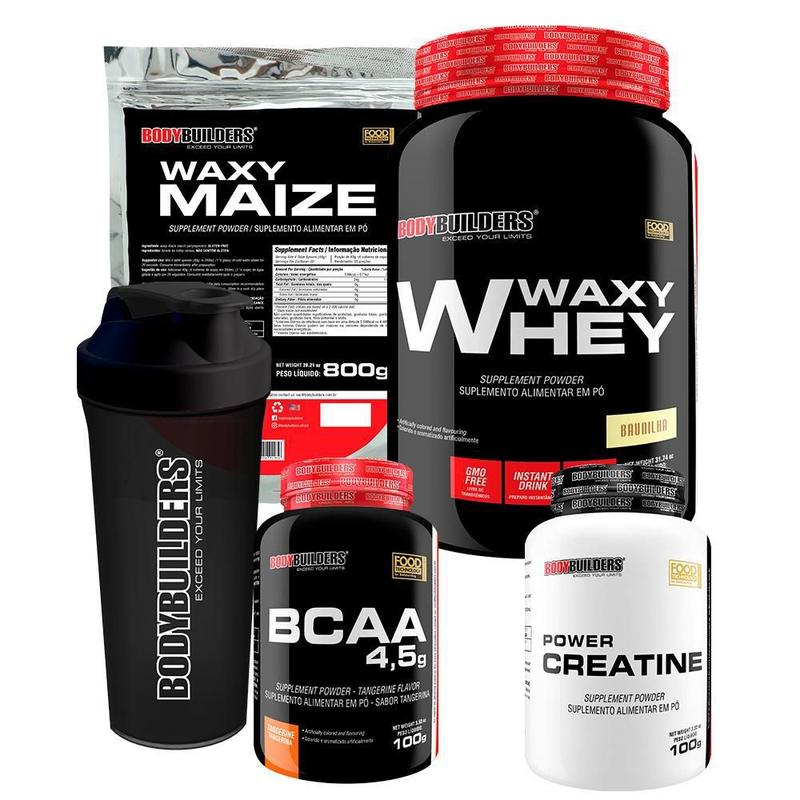 Kit - Waxy Whey 900G+ Waxy Maize 800G - Bodybuilders - Waxy Maize ...