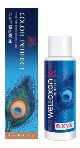 Kit Wella Color Perfect 10/0 + Oxidante Welloxon 20 Volumes - Água Oxigenada - Magazine Luiza