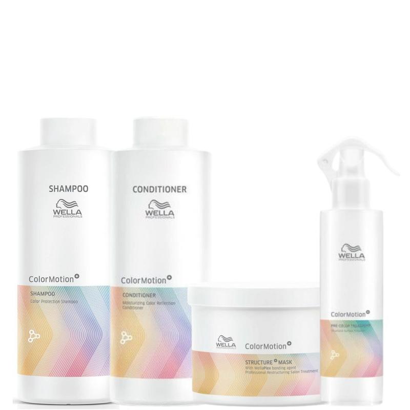 Kit Wella Completo Color Motion (SH,COND, MASC) + Pré Color - Kit ...