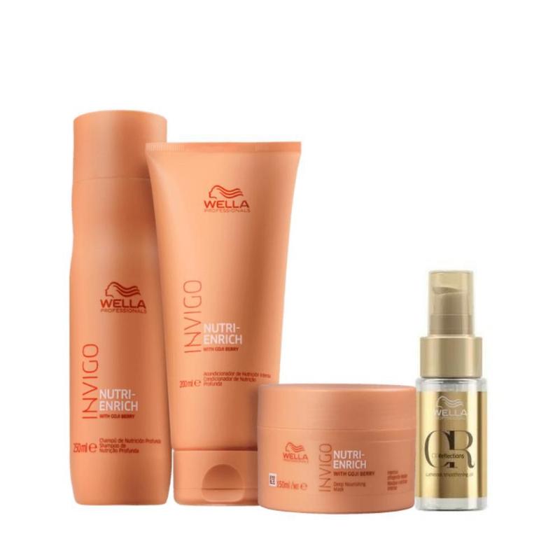 Kit Wella Nutri-Enrich Completo + Óleo Oil 30ml - Wella Profissional ...