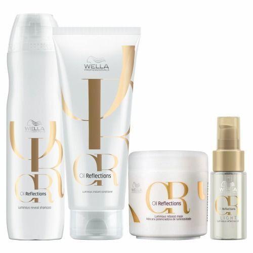 Kit Wella Professionals Oil Reflections Light Pequeno (4 Produtos ...