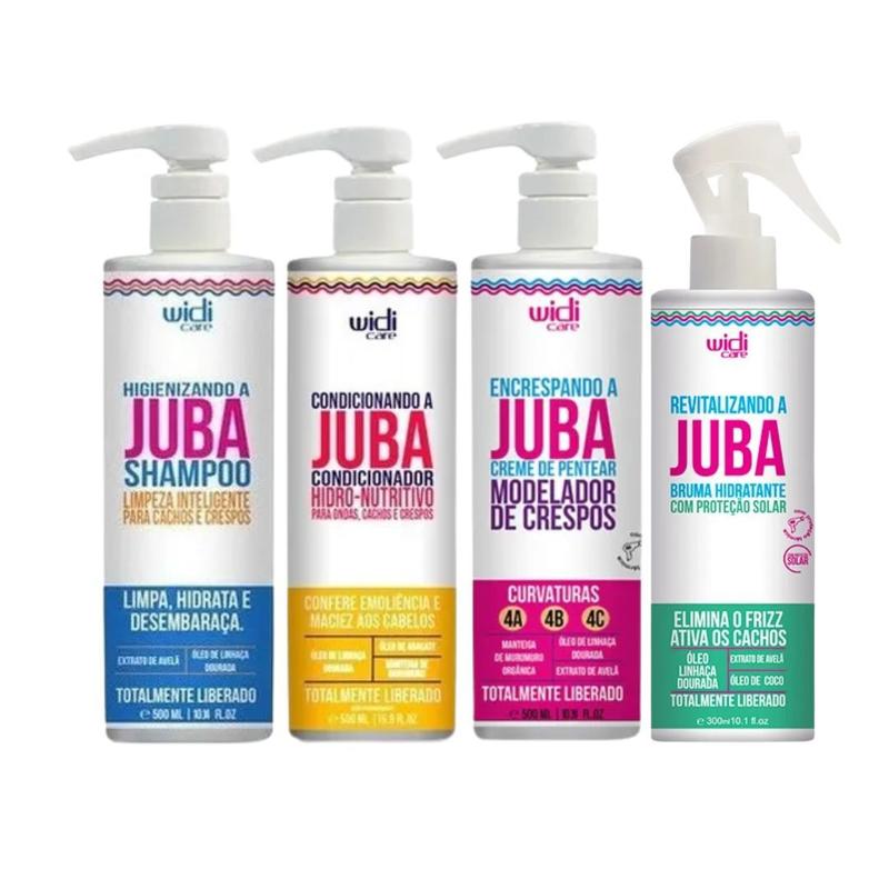 Kit Widi Care Juba Shampoo + Condicionador + Creme + Bruma - Kit de ...