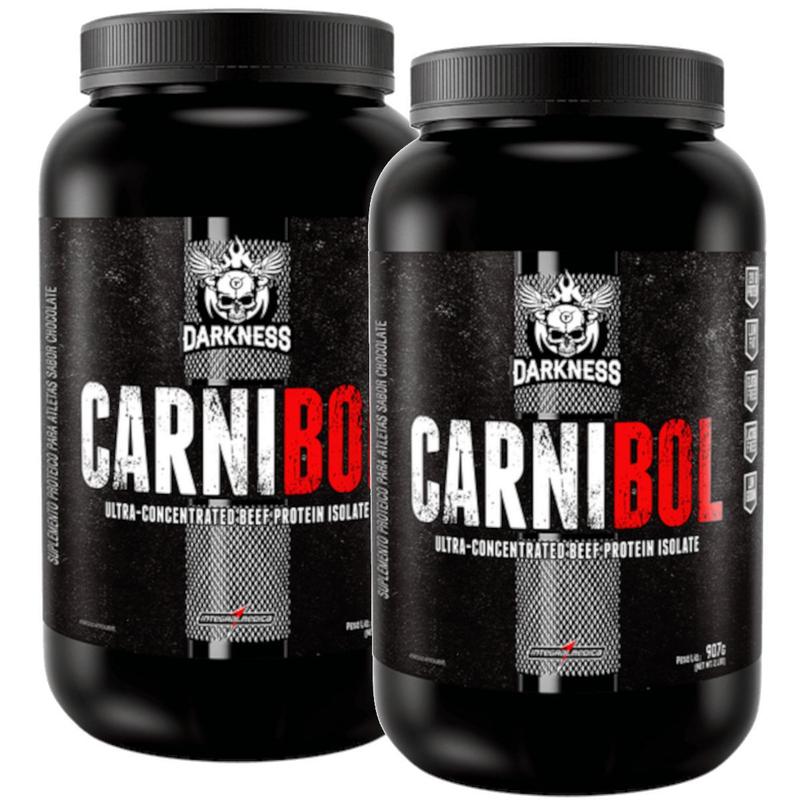Kit x2 Carnibol Salted Caramel 907g Darkness Integralmédica - Proteína ...