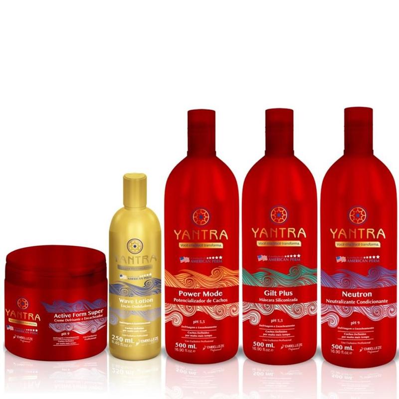 Kit Yantra Embelleze Completo com Defrisante e Encacheador e Pós ...