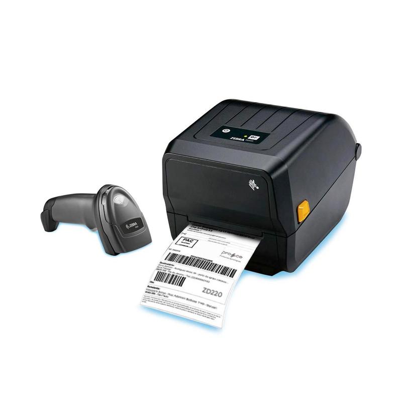 Kit Zebra Leitor DS2208 2D Sem Suporte + Impressora ZD220 - Leitor de ...