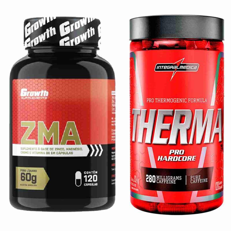 Kit Zma 120 Caps Growth + Therma Pro 120 Caps IntegralMedica - Growth Supplements - ZMA ...