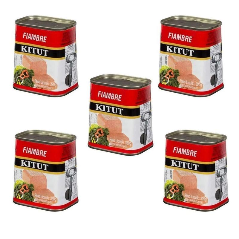 Kitut Fiambre Bovino Enlatado 320G - Kit 05 Com Unidades - Bordon ...