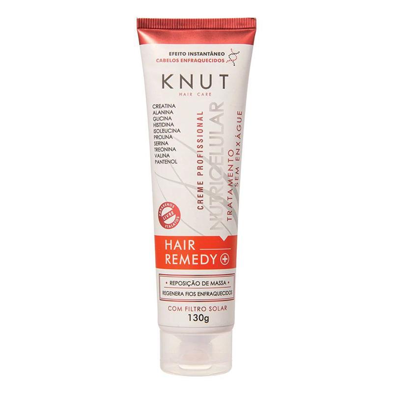 KNUT Hair Remedy Nutricelular 130g - Leave in Capilar - Magazine Luiza