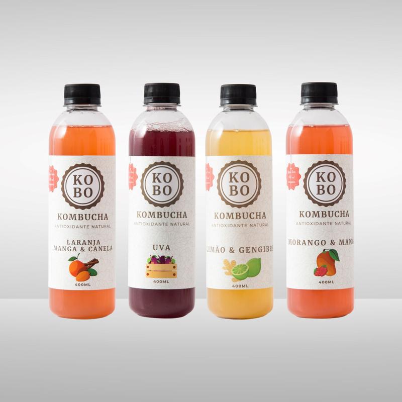 Kombucha 400 ml - Kobo Box Experimente (4 unidades) - Kobo Kombucha ...