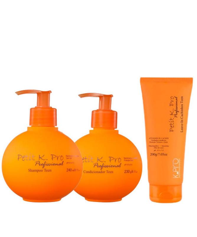KPro Kit Petit - Shampoo 230ml Condicionador 230ml Leave-in Cachos 200g ...