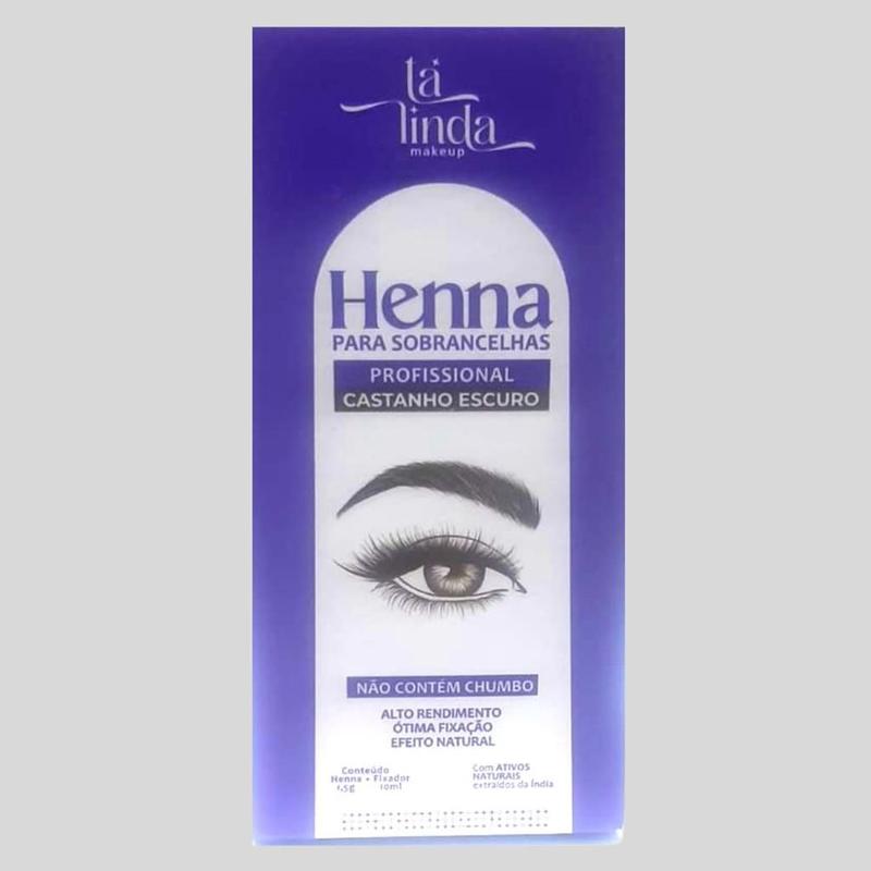 Lá Linda - Henna Profissional Para Sobrancelhas 1,5g - Tinta e Henna ...