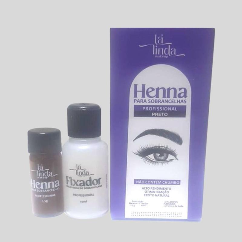 Lá Linda - Henna Profissional Para Sobrancelhas 1,5g - Tinta e Henna ...
