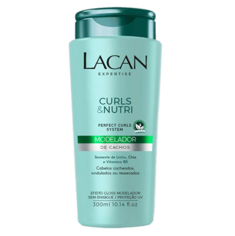 Lacan Modelador de Cachos Curls e Nutri 300 ml - Modelador e Fixador de ...