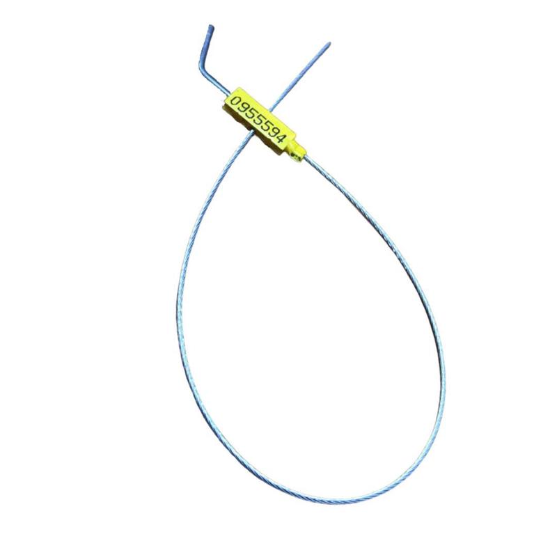 Lacre Com Cabo De Aço 30 Cm Numerado - 10 Unidades - LACRAR - Palha de ...