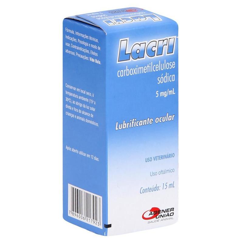 Lacri colirio 15 ml - Agener União - Farmácia Pet - Magazine Luiza