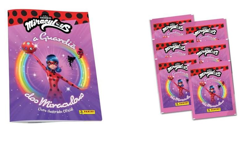 Ladybug A Guardiã dos Miraculous - Kit com Álbum + 10 envelopes (50 ...