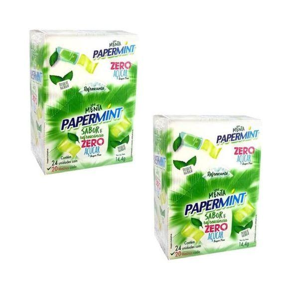 Lâmina Bucal Refrescante PaperMint Sabor Menta 24 Un - Danilla foods ...