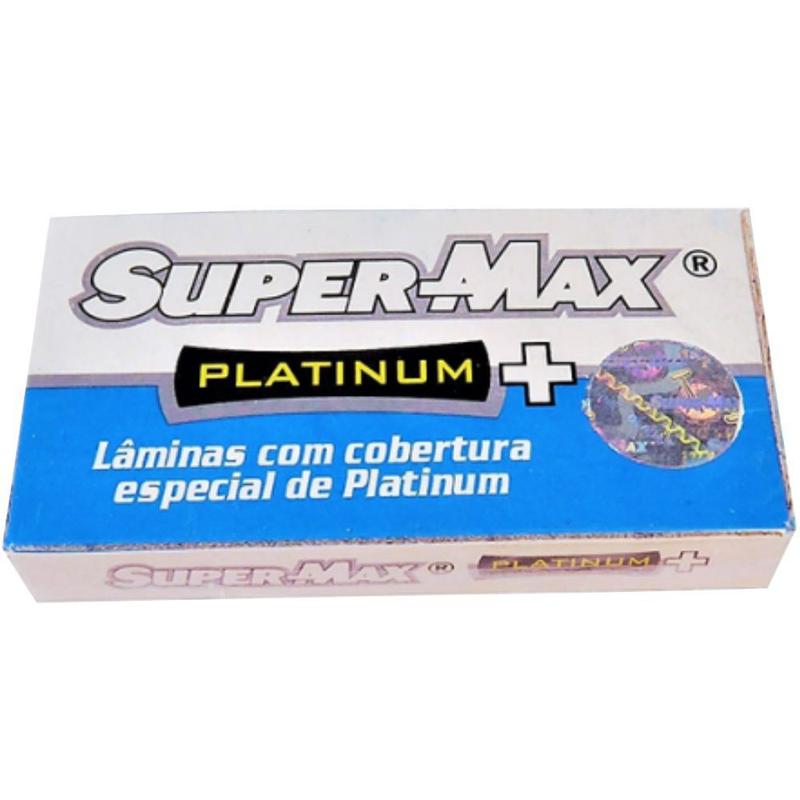 Lamina dupla super-max em aço inox 1CX platinum santa clara - Lâmina ...