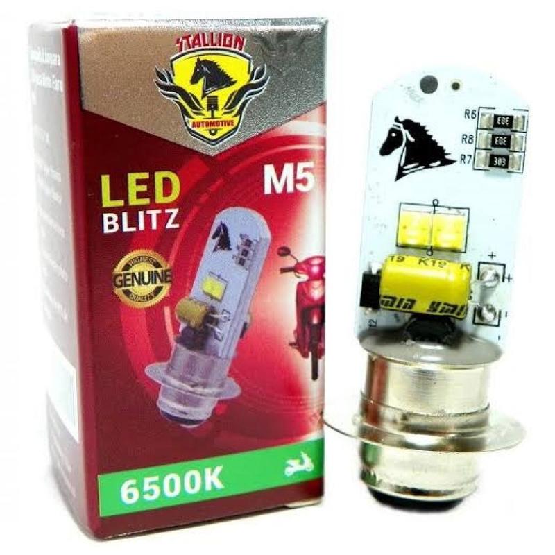 Lâmpada de Farol Moto Super Led M5 6500K Efeito Xenon Biz 100 Pop 100 ...