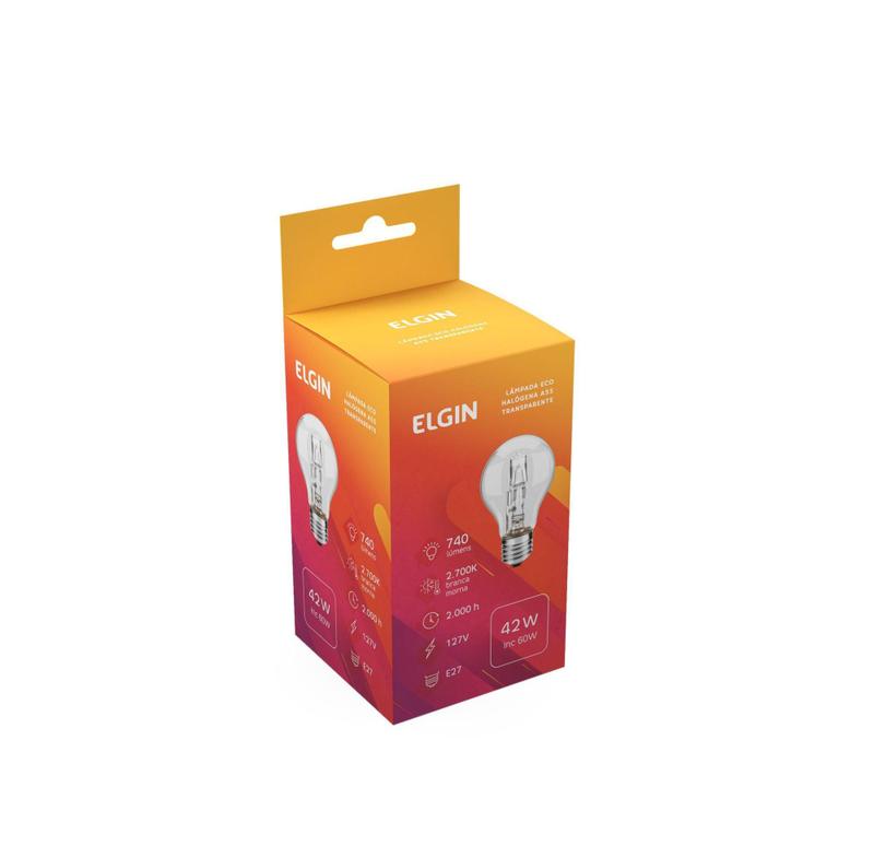 Lâmpada eco halógena 42w/127v - elgin - Lâmpada Halógena - Magazine Luiza