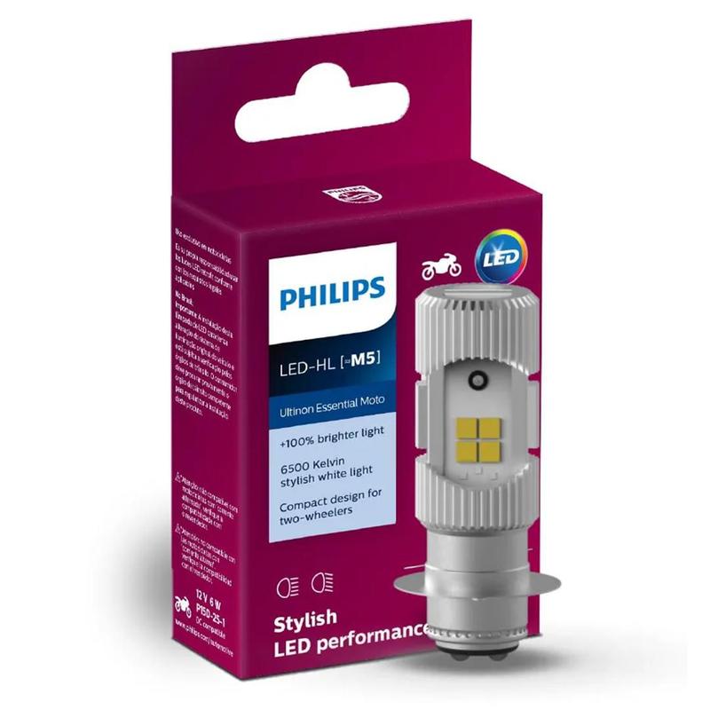 Lampada Farol Philips M5 Led Moto - 11163Uemx1 - PHILIPS / NARVA ...
