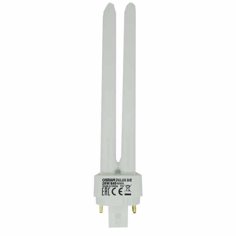 Lâmpada Fluorescente Compacta 2u 26w 4 Pinos 4000k Luz Branca - OSRAM ...