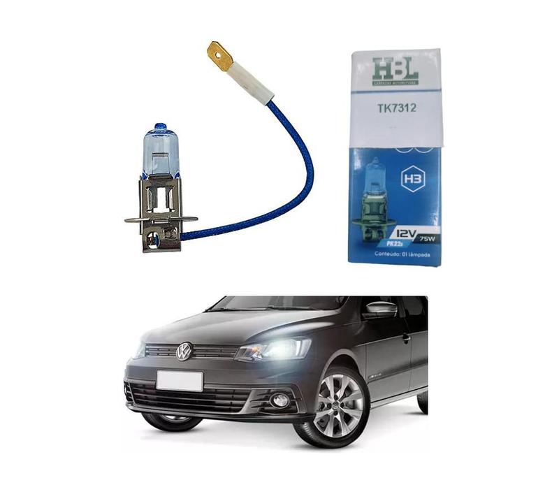 Lampada h3 halogenea 12v 75w pk22s hbl - HBL LAMPADAS - Lâmpada para ...