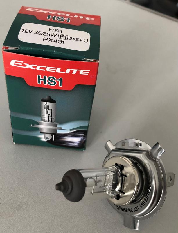 lampada Halogena para Moto HS1 12v 35/35W base PX43t - Excelite ...