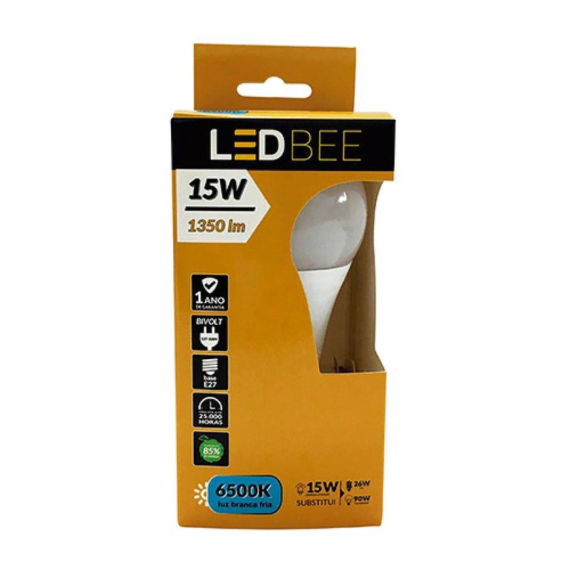 Lampada Led Bulbo 15w 6500k Biv Led Bee - INTRAL - Lâmpada - Magazine Luiza