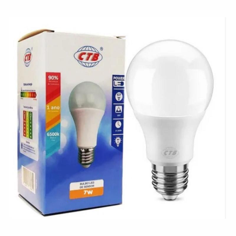 Lâmpada Led Bulbo 7W Luz Branca (fria) 6500K - CTB - Lâmpada de LED ...