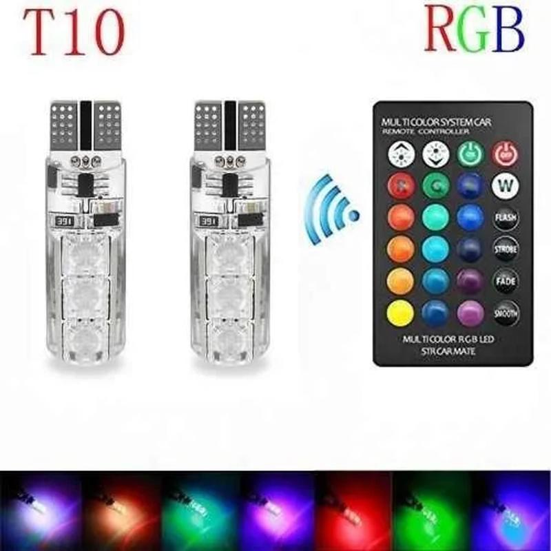 Lâmpada Led Carro Colorida 12v C/ Controle Remoto Rgb - brucks ...