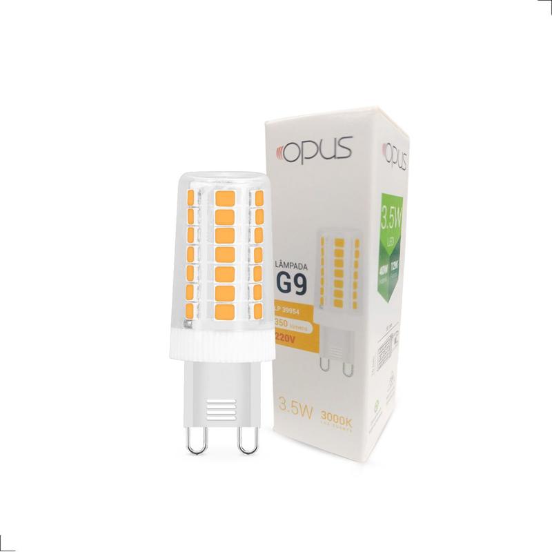 Lampada led g9 3,5w 3000k - OPUS - Lâmpada - Magazine Luiza