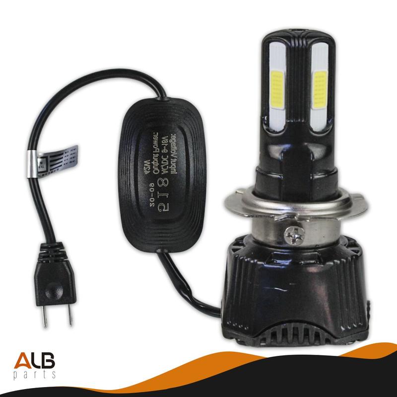 Lâmpada Led Moto Farol H7 42W 4 Leds de 4200 Lumens Reator moto - PCI ...