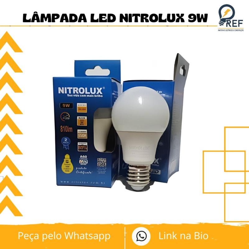 Lâmpada Led Nitrolux Bulbo 9w - Lâmpada de LED - Magazine Luiza