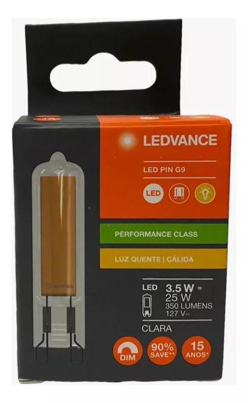 Lâmpada LED Pin G9 3.5w 2500k Dimerizável - Ledvance - Lâmpada - Magazine Luiza