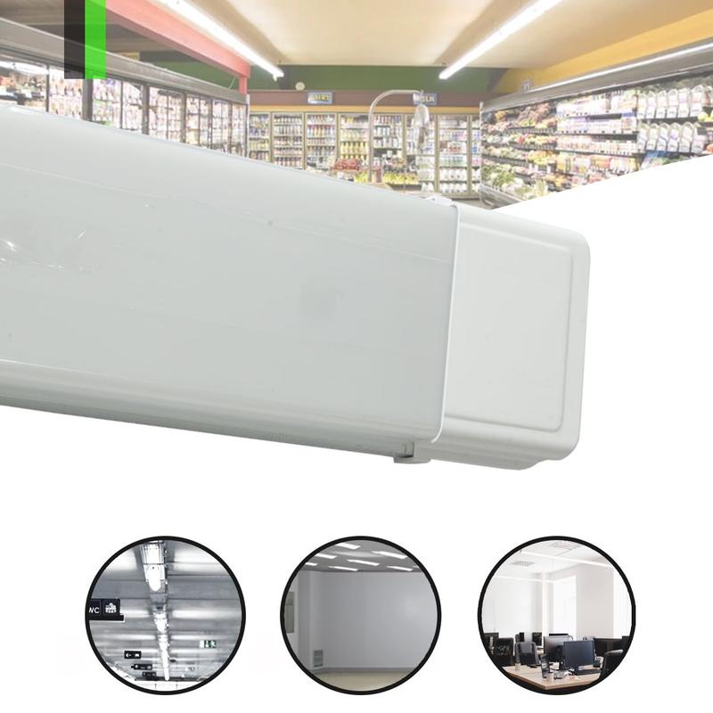 Lâmpada Led Slim Calha Tipo Linear De Sobrepor Branco Frio 6500k Bivolt ...