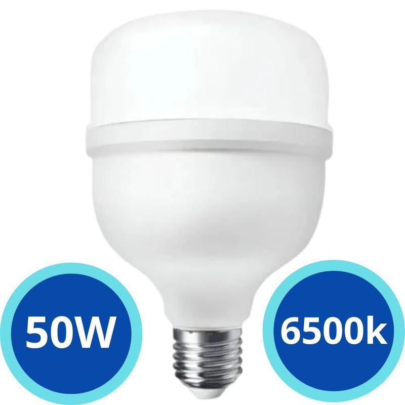 Lâmpada Led Super Bulbo 50W Alta Potência Branco Frio 6500K - Al Mare ...