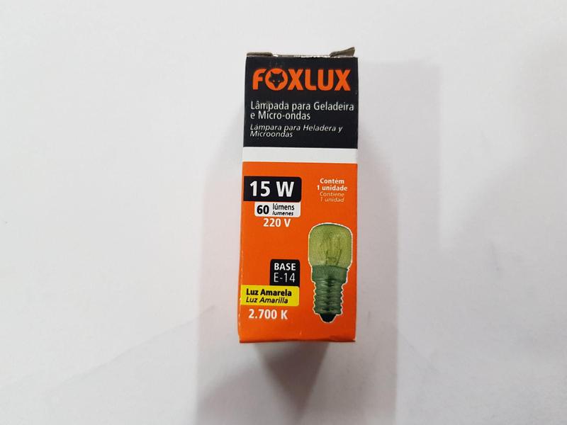Lâmpada para Micro-ondas e Geladeira 15w E14 - Foxlux - Lâmpada para ...