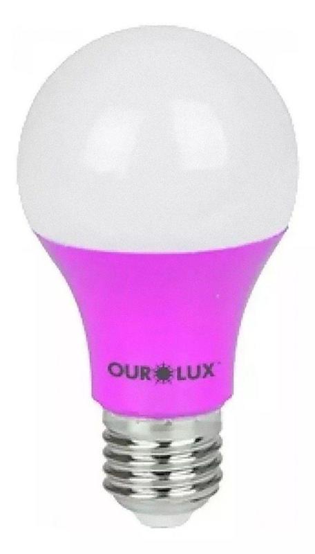 Lâmpada Rosa Led 7w Equivale 60w - Bivolt Superled Ourolux - Lâmpada ...