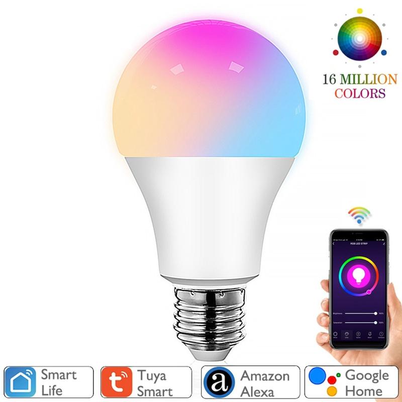 Lâmpada smart led inteligente wifi color rgb alexa e google 12w - Smart Life - Lâmpada ...