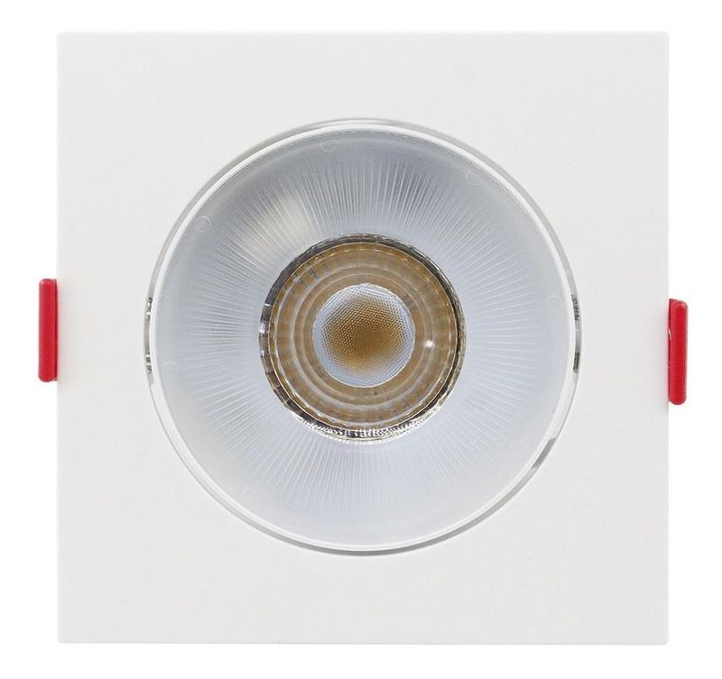 Lâmpada Spot Led 7W Bivolt Quadrado Cob Branco Quente - OPUS - Lâmpada ...