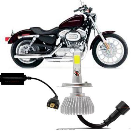 Lampada Super Led 2D H4 6000k Farol Alto Moto Harley-Davidson Xl883 ...