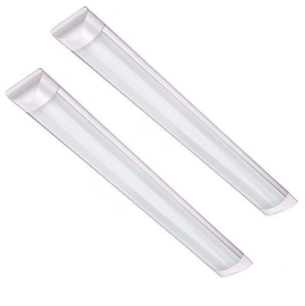 Lâmpada Tubular Led Sobrepor 36W 1M Luminária Teto 6000K 2Un - Lustres ...