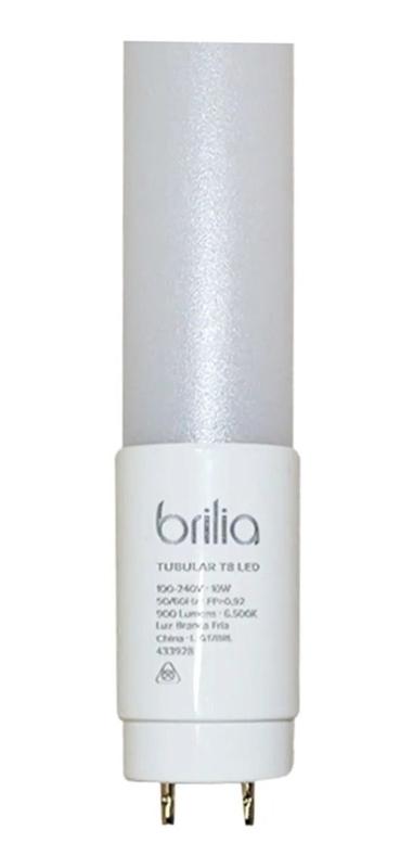 Lâmpada Tubular Led T8 10W Bivolt G13 60Cm Branco Frio - BRILIA - Lâmpada Tubular - Magazine Luiza