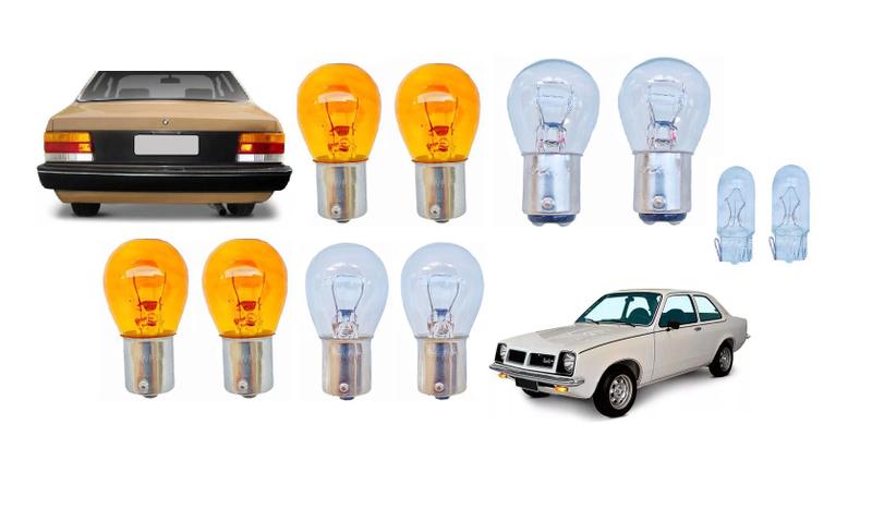 Lâmpadas lanterna pisca ré freio chevette - todos - VELOX TIGER CINOY ...