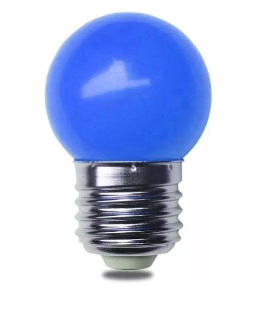 Lâmpadas Led Mini Bulbo Bolinha E27 1w Bivolt 110/220V Color Amarelo ...