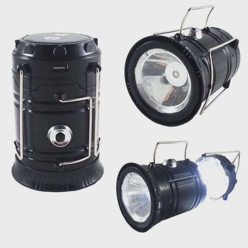 Lampião Led Lanterna Grande Recarregável Solar - marca própia - Lampião ...