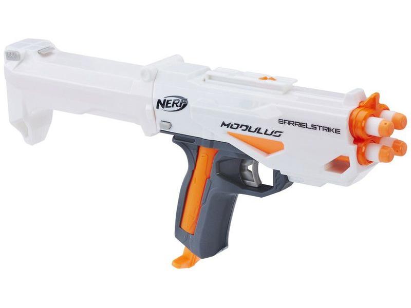 Lança Dardos Nerf - N-strike Modulus Barrelstrike - Hasbro - Lançadores ...