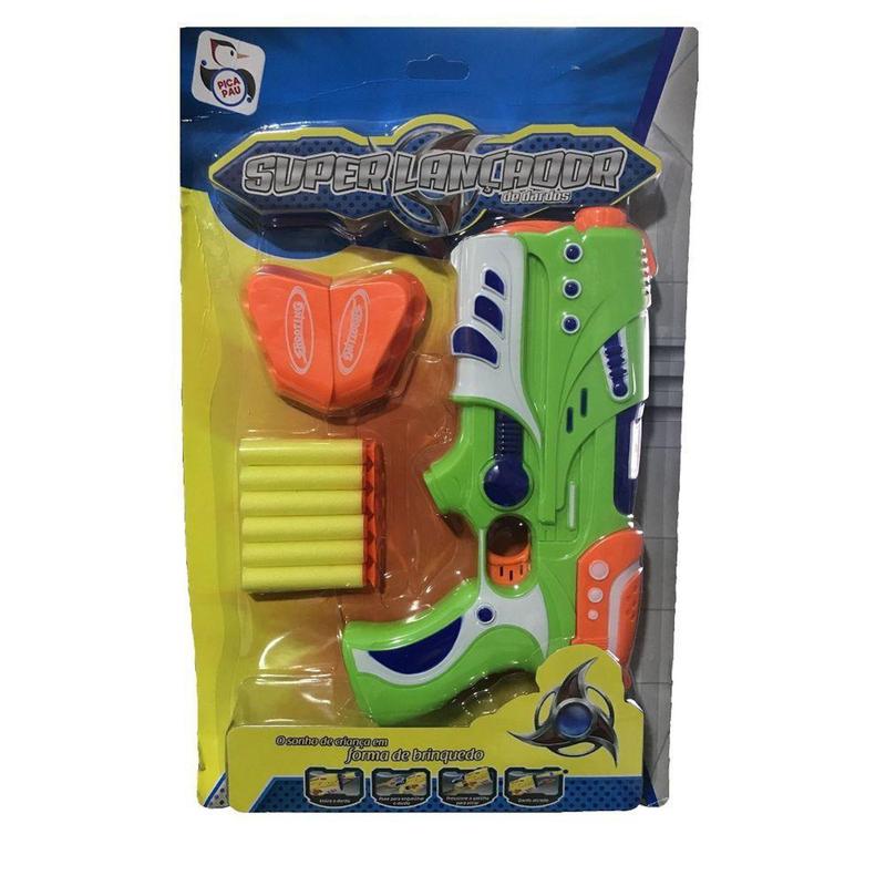 Lançador Max Weapon Pica Pau PI3502 - Lançadores de Dardos - Magazine Luiza